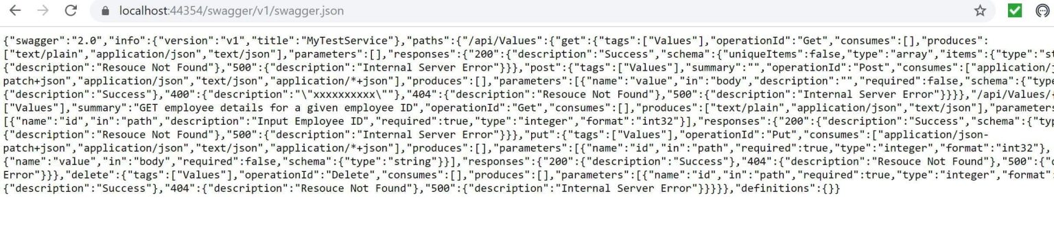 Swagger API documentation in .NET Core 2.2 | TheCodeBuzz