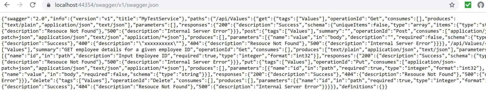 Swagger API documentation in .NET Core 2.2 | TheCodeBuzz