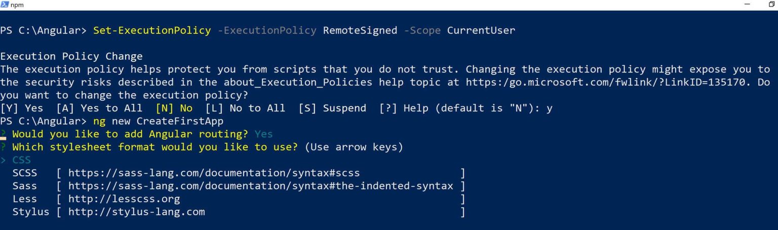 Resolved: PowerShell execution of scripts is disabled on this system ...