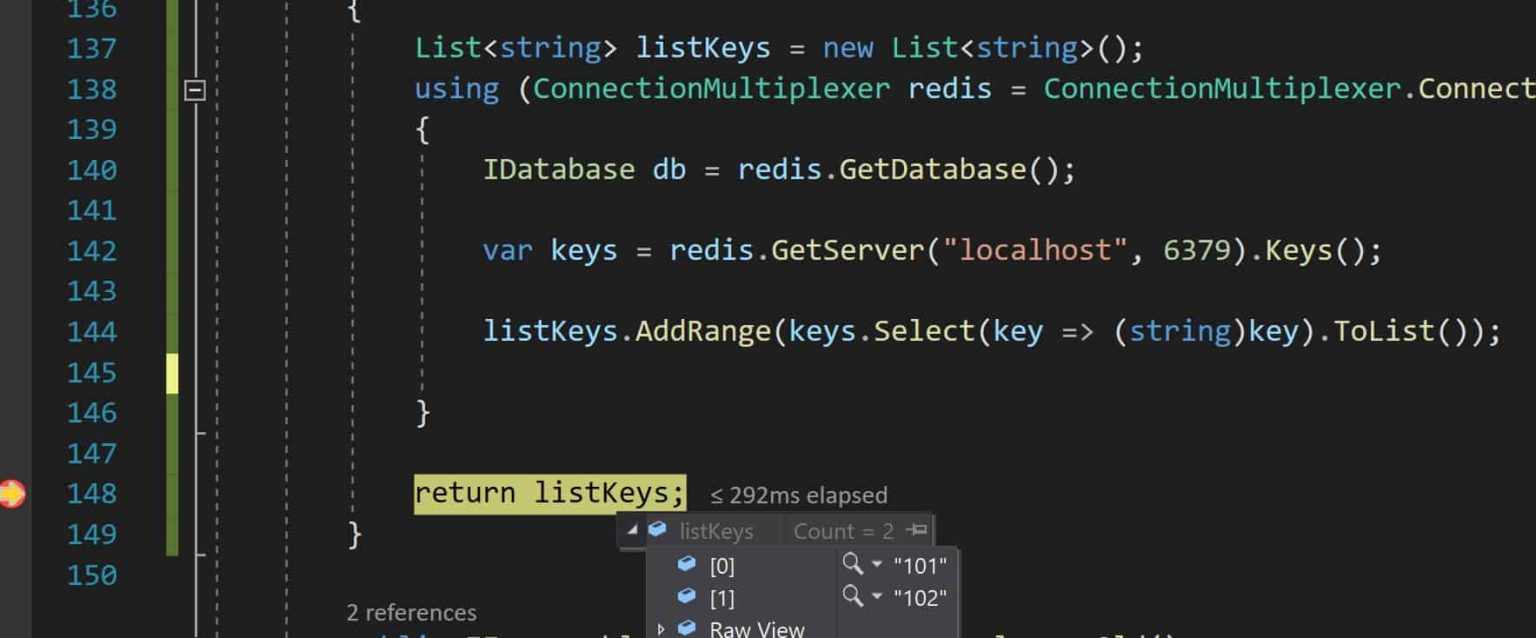 Get all keys from Redis Cache in C#.NET - TheCodeBuzz
